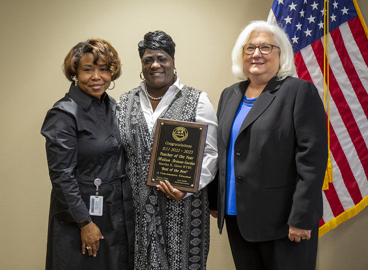 GA DJJ NAMES TEACHER OF THE YEAR | Department of Juvenile Justice